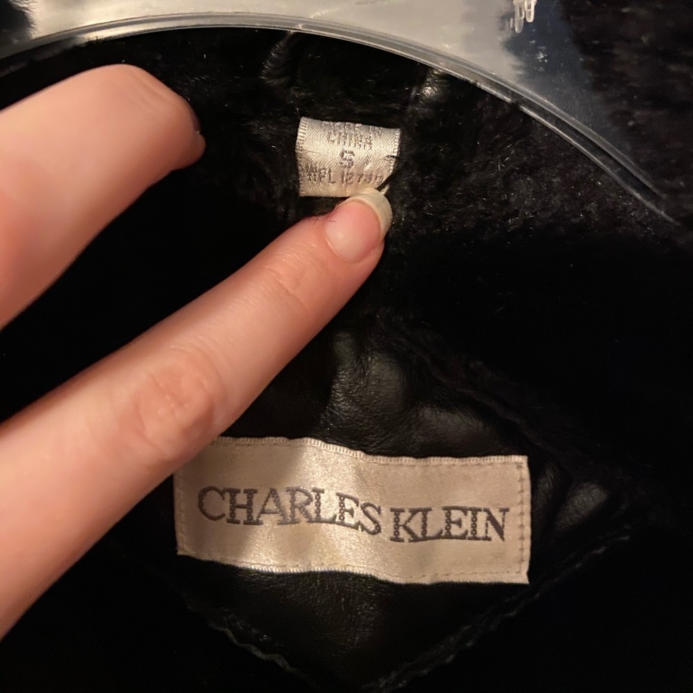 Charles Klein Genuine Leather Motorcycle Jacket - Gem